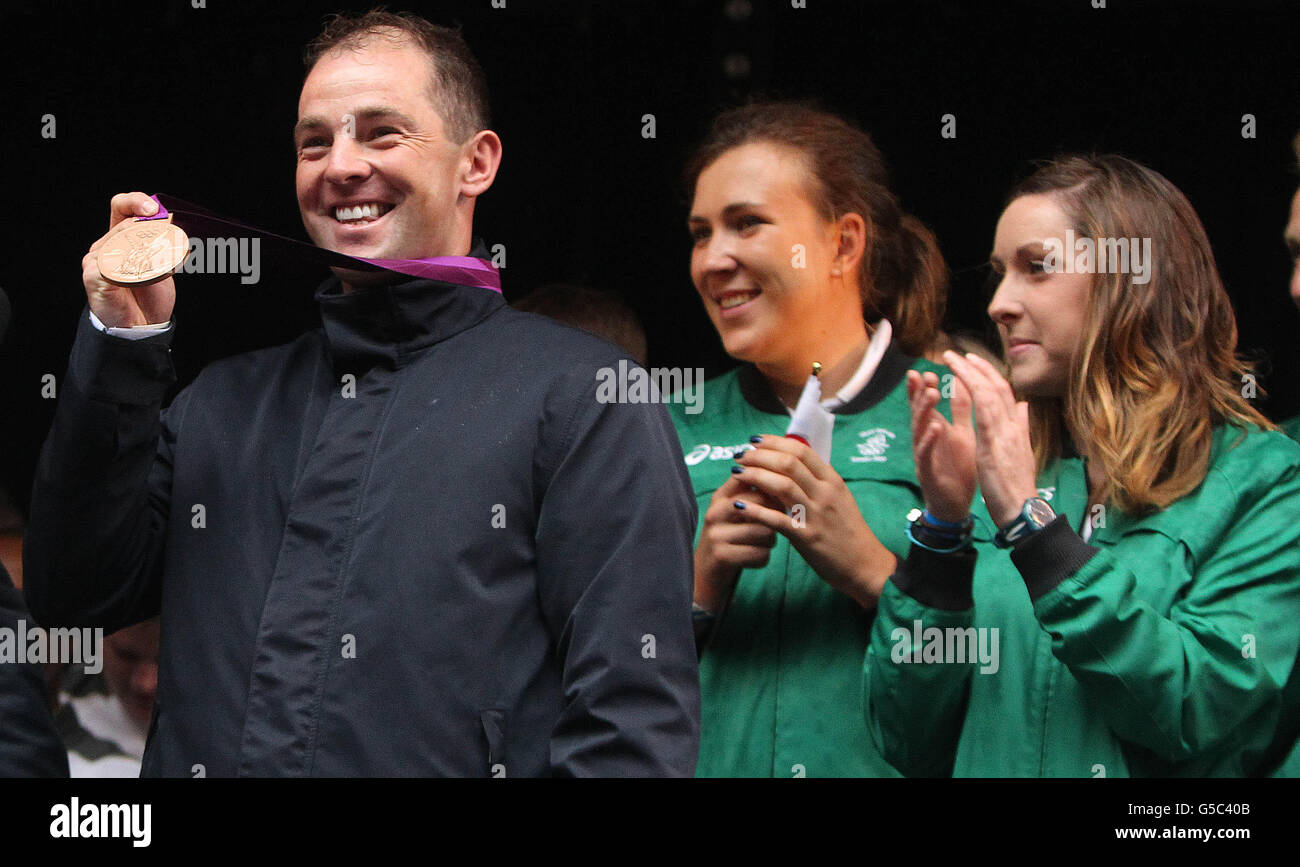 Irish Olympians homecoming Stock Photo - Alamy