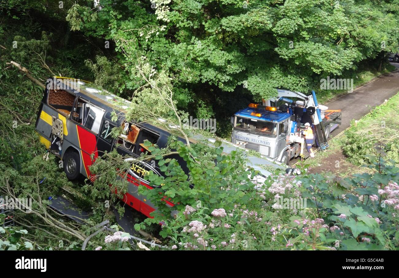 Reppic accident coach hi-res stock photography and images - Alamy