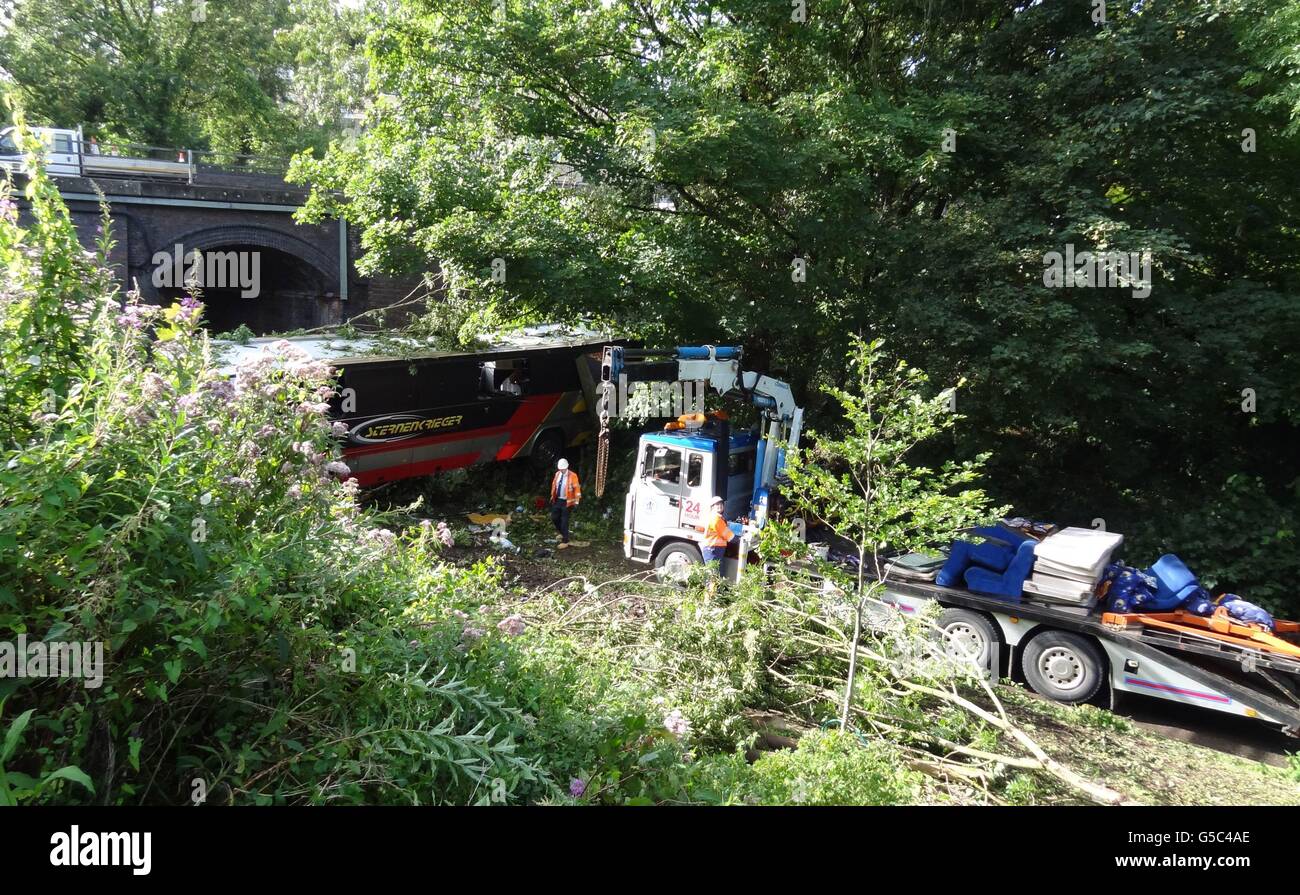 Reppic accident coach hi-res stock photography and images - Alamy