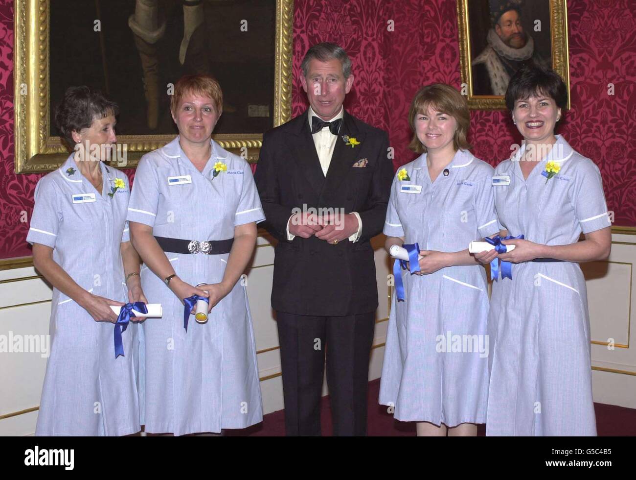 Anne Coyle And Catherine Le Roy At St James Palace High Resolution ...