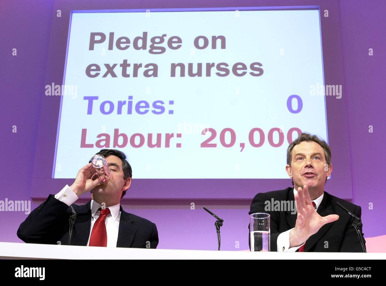 Labour health pledge Stock Photo - Alamy