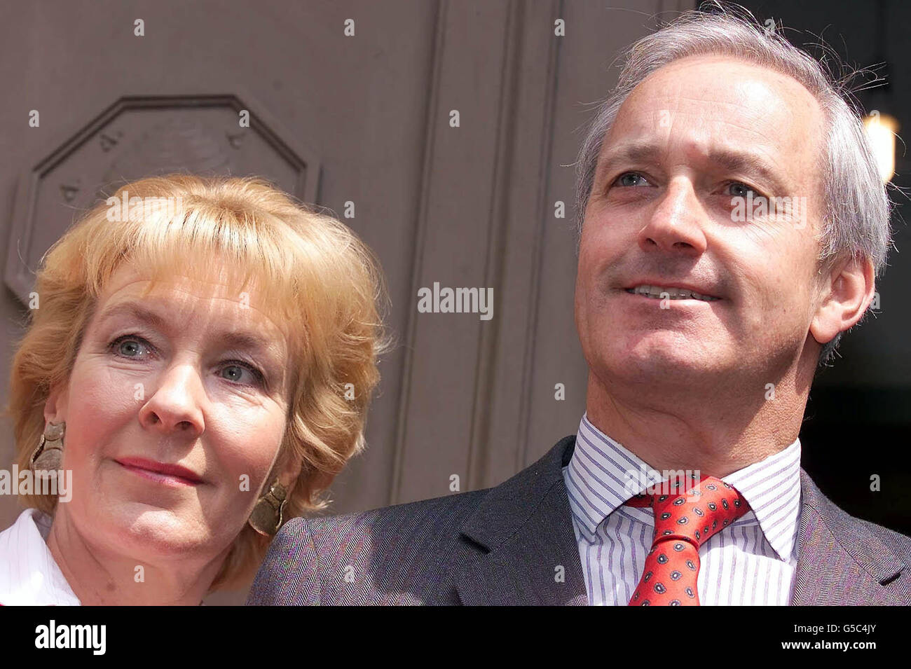 Disgraced former Conservative Party MP Neil Hamilton, and his wife ...