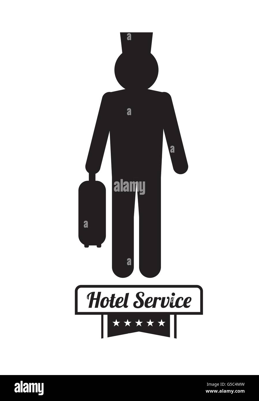 Hotel service icon Stock Vector Image & Art - Alamy
