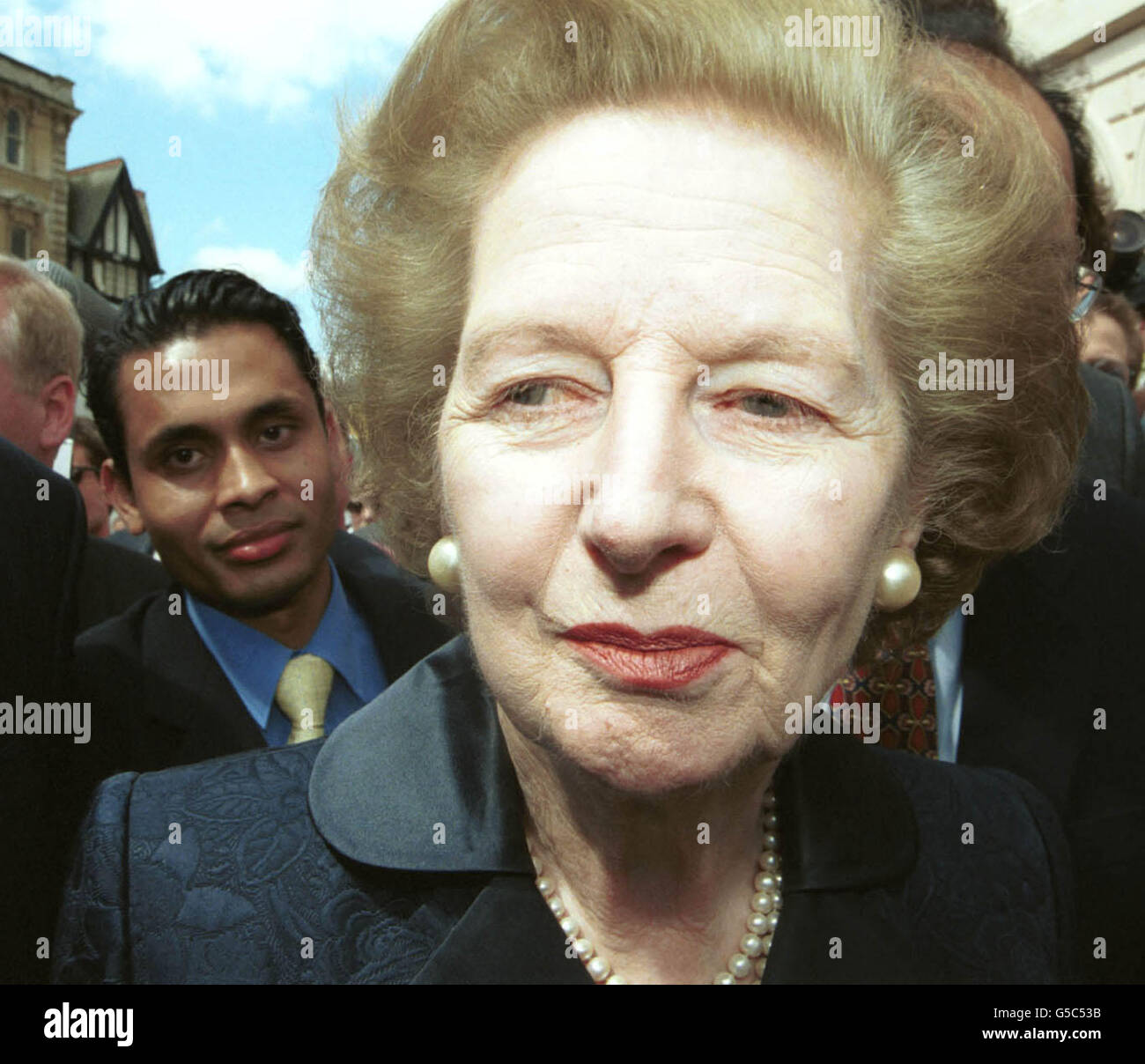 General Election 2001 Thatcher Stock Photo - Alamy