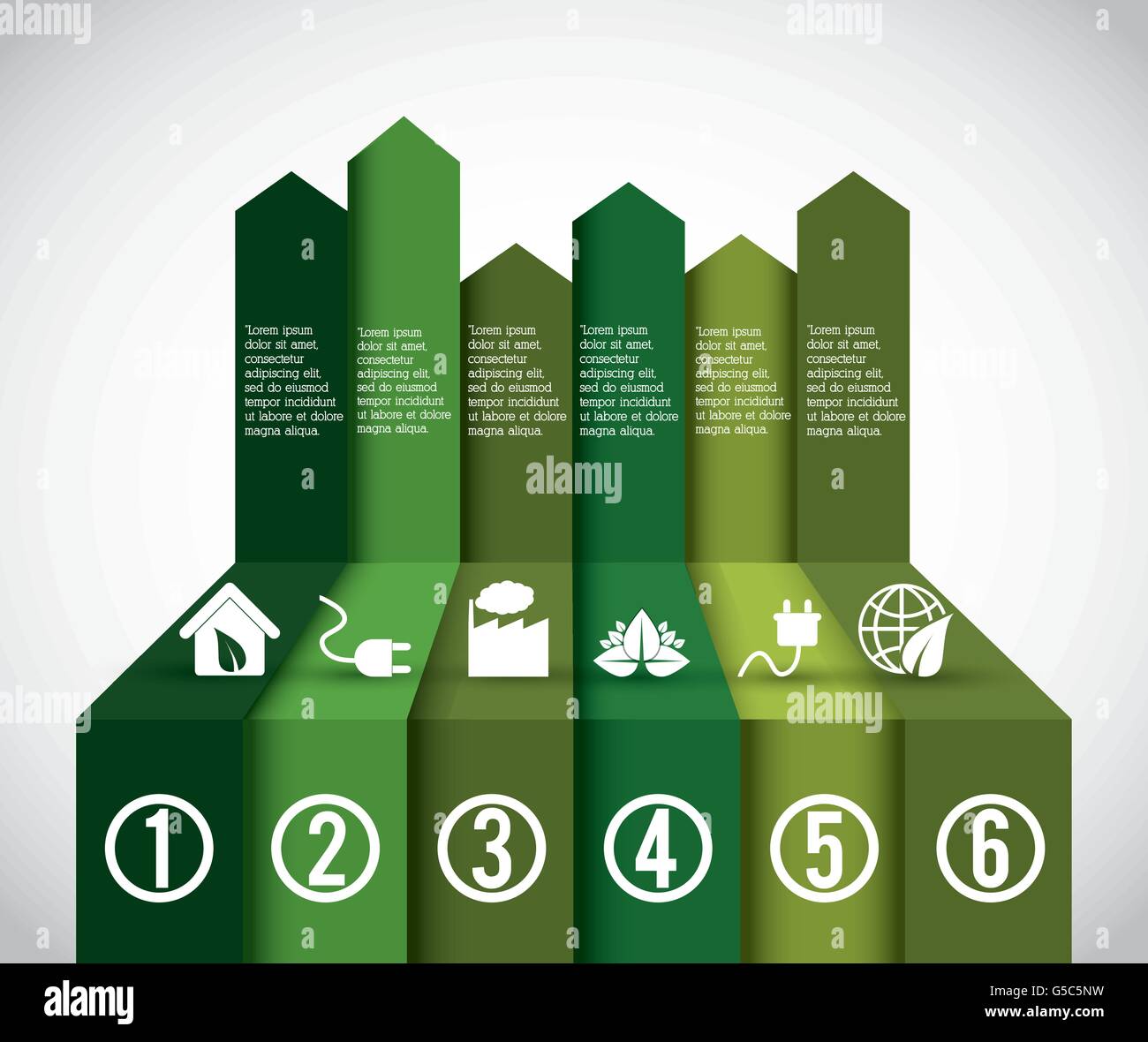 Business infographic with icons Stock Vector Image & Art - Alamy