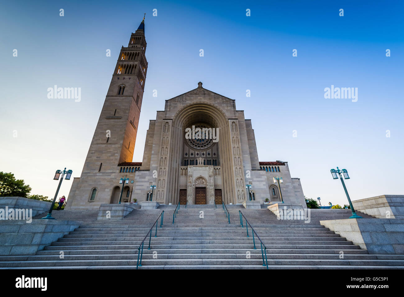 The Basilica of the National Shrine of the Immaculate Conception, in ...