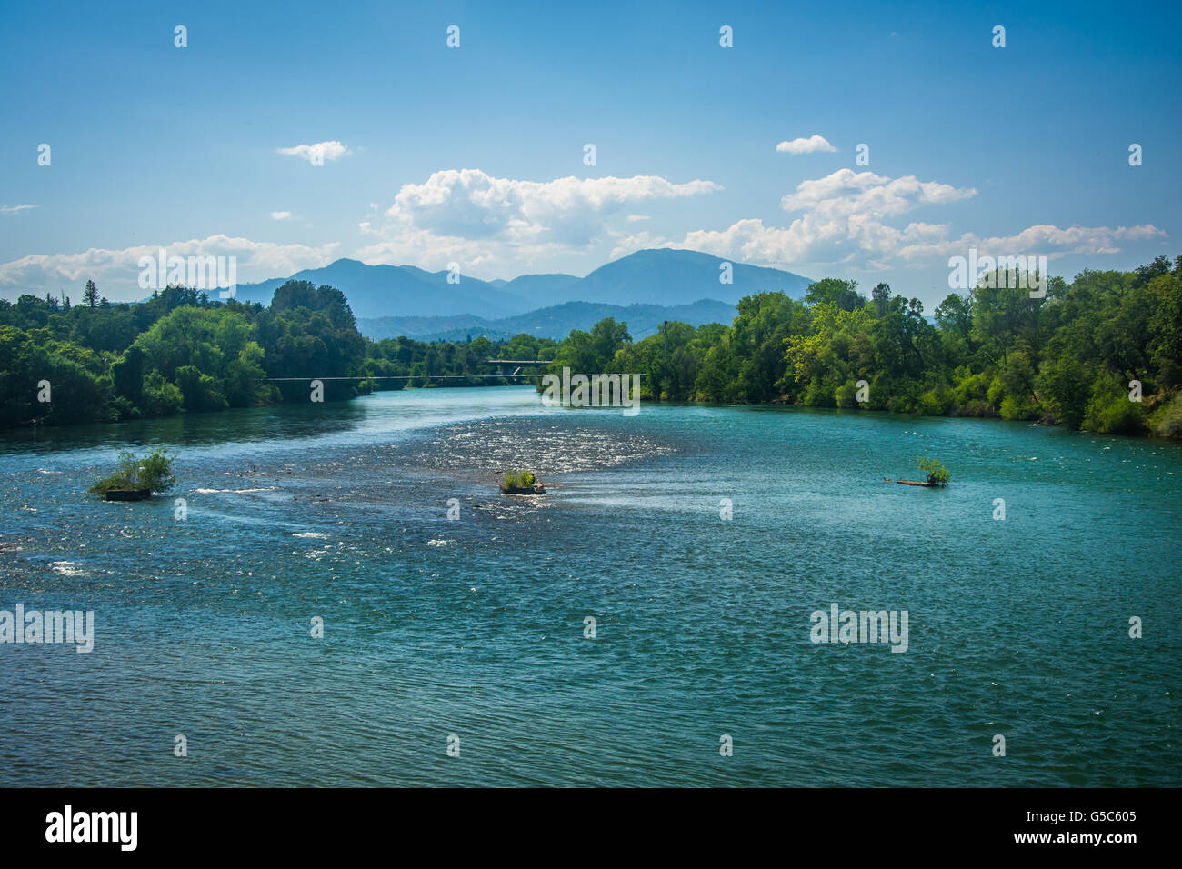 The Sacramento River, seen in Redding, California Stock Photo - Alamy