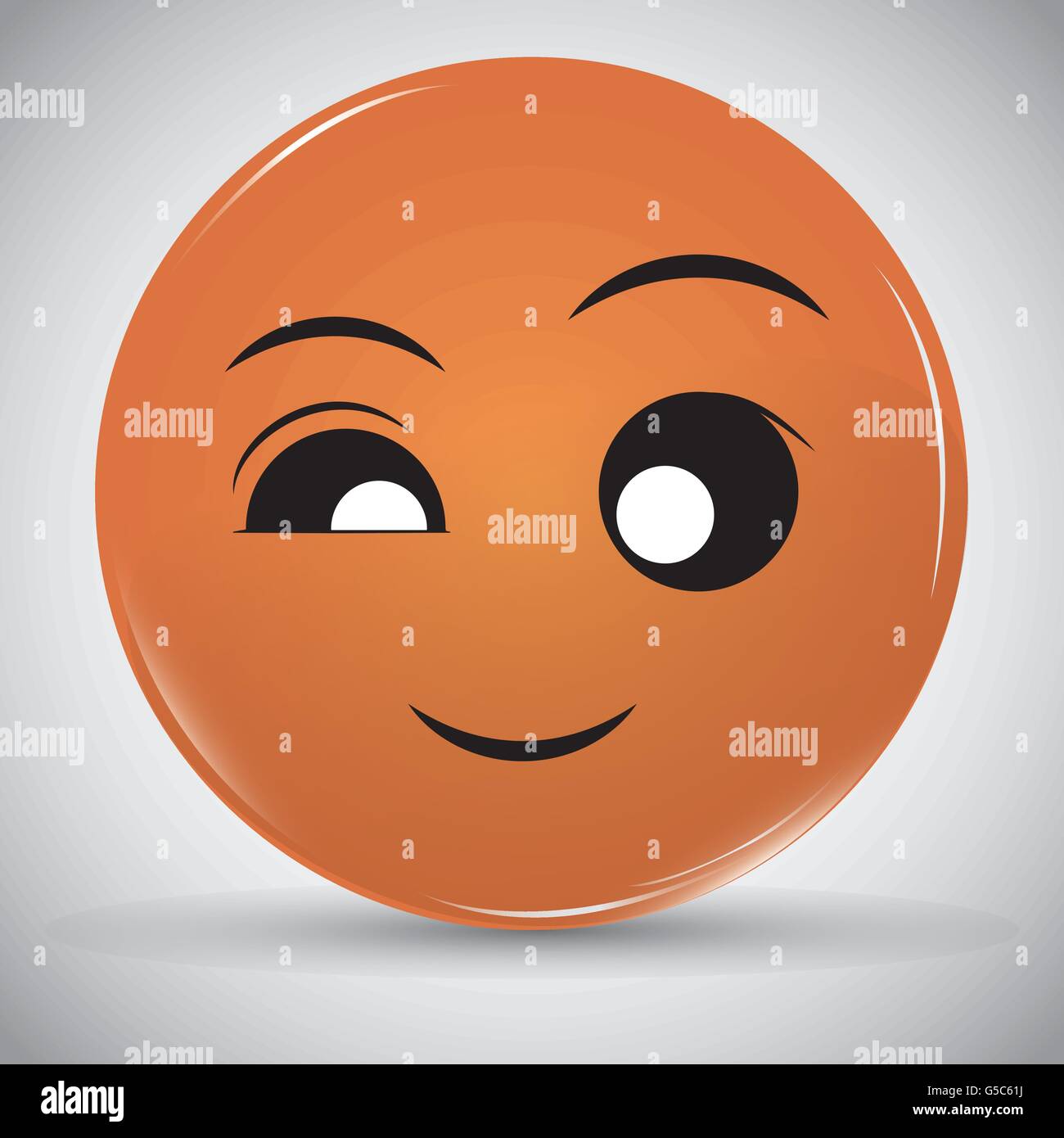 Funny cartoon face Stock Vector Image & Art - Alamy