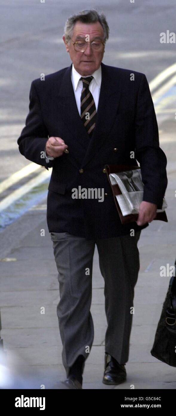Edward Francis arrives at The Old Bailey in London, where a jury is due ...