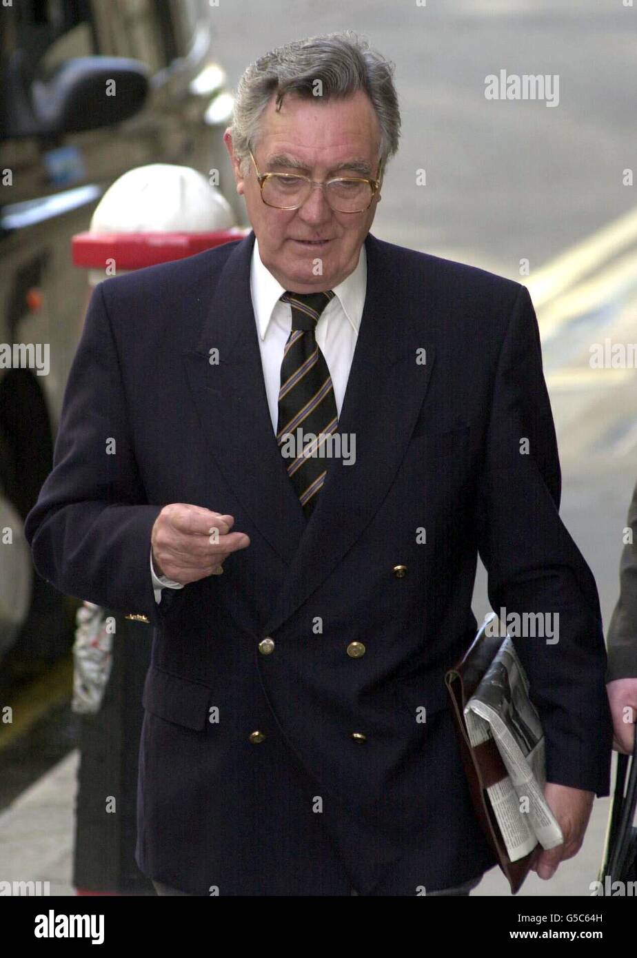 Edward Francis arrives at The Old Bailey in London, where a jury is due ...