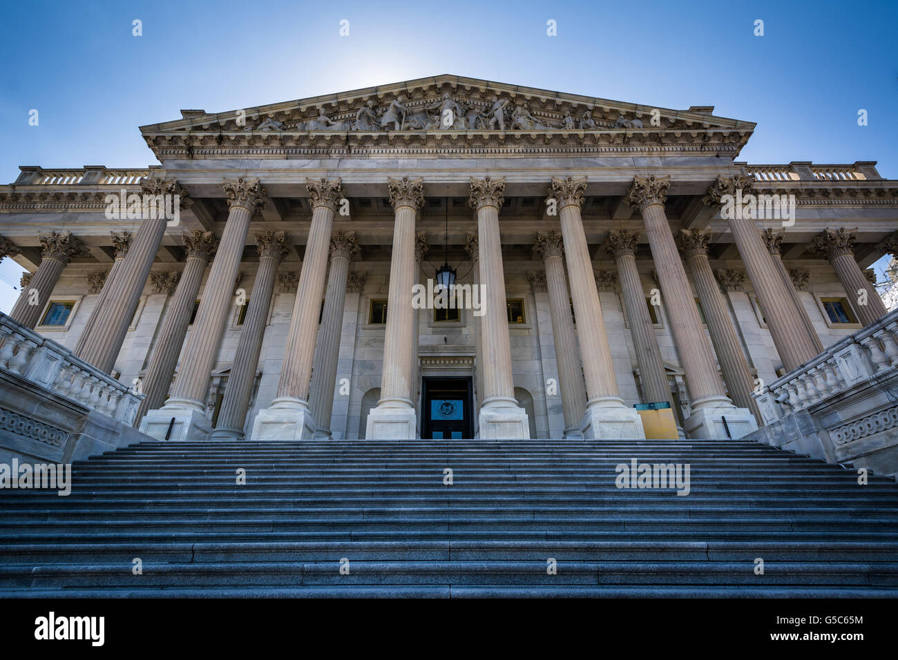 The United States House of Representatives Building at the Capitol in ...