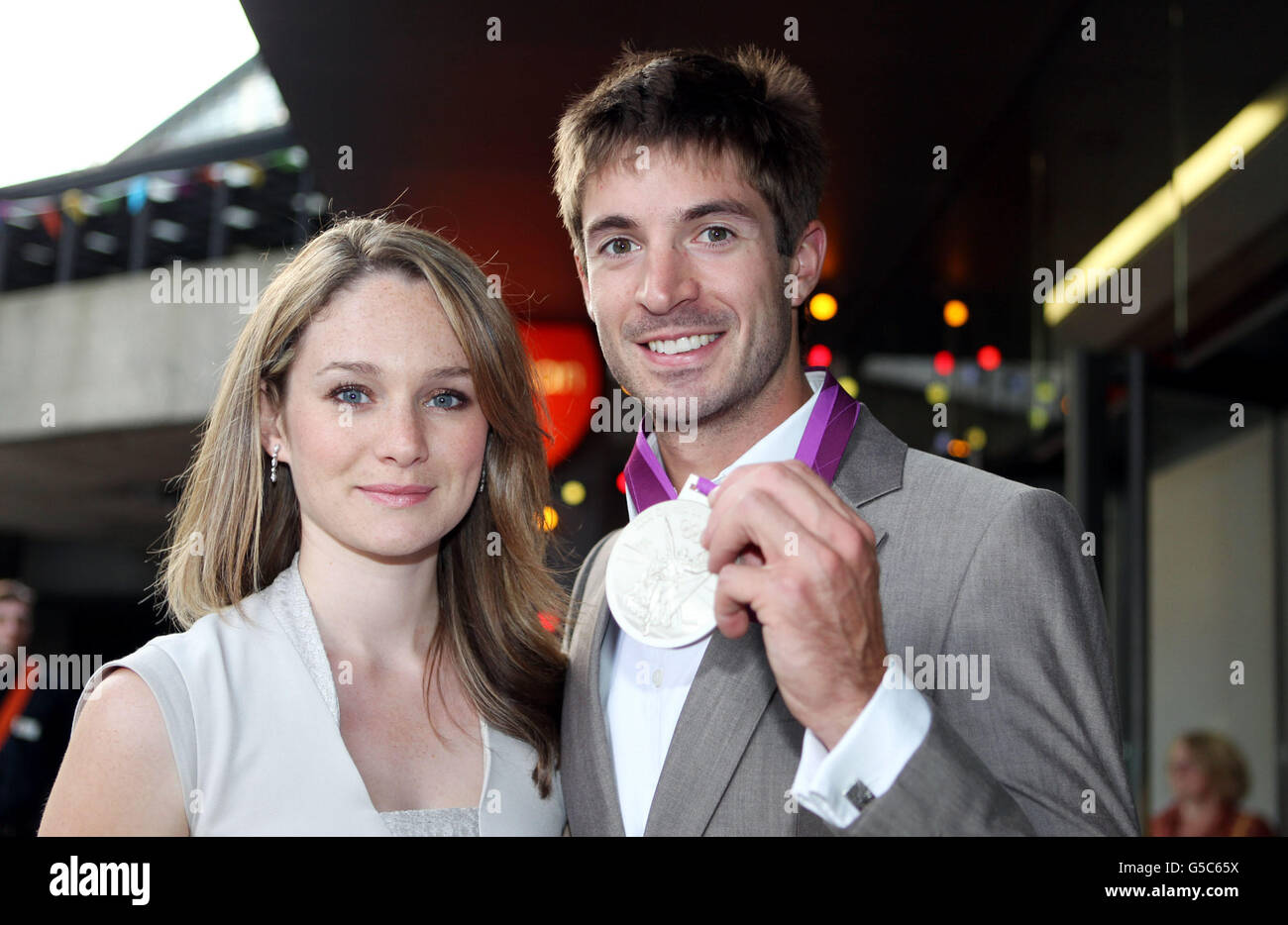 Olympic Silver Medal winning rower Zac Purchase and fiancee Felicity ...
