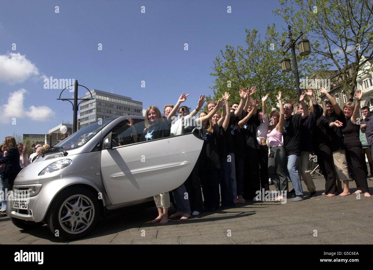 Notts Smart Car Record Stock Photo - Alamy