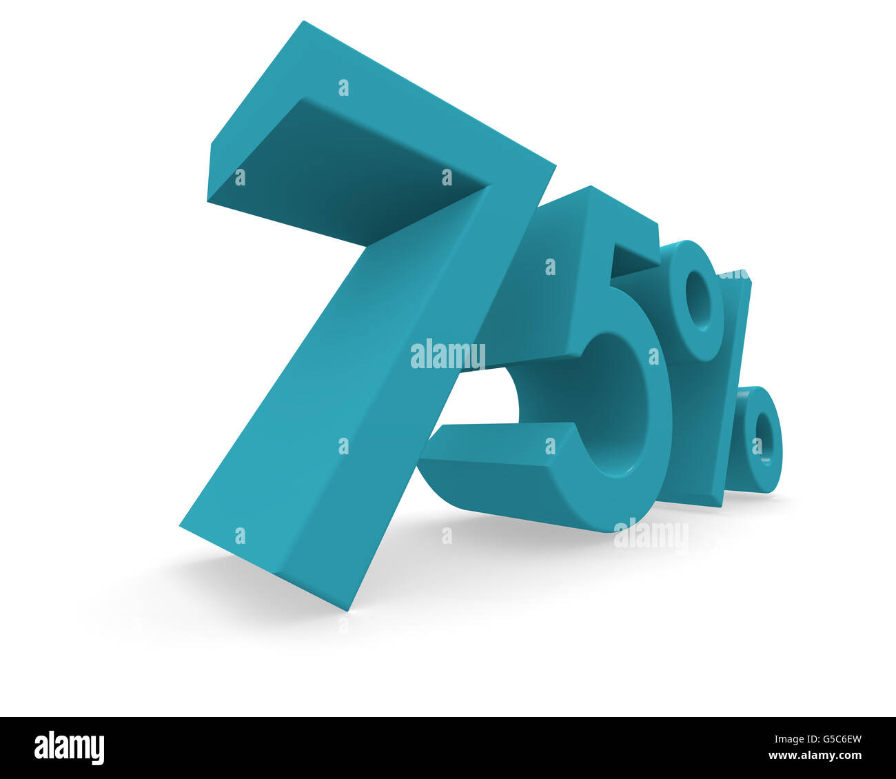 Number in green color rendering hi-res stock photography and images - Alamy