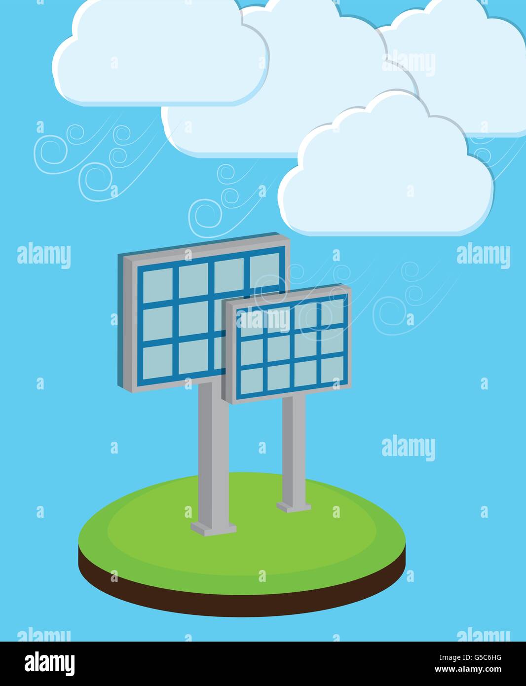 solar energy vector Stock Vector Image & Art - Alamy