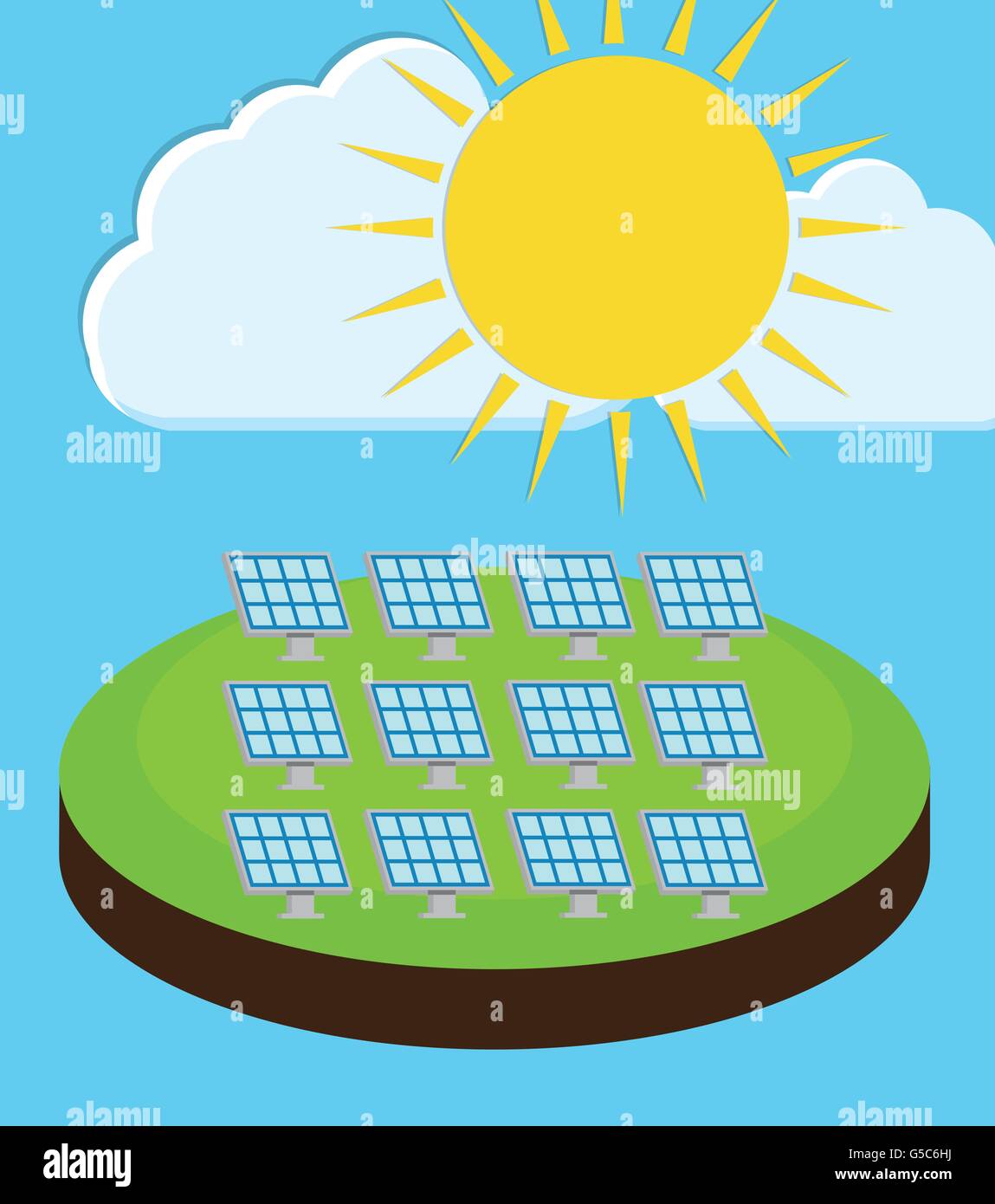 Solar energy vector Stock Vector Image & Art - Alamy