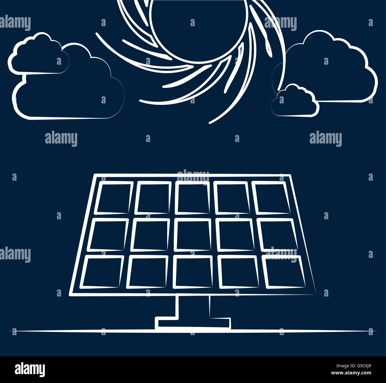 Solar energy vector Stock Vector Image & Art - Alamy