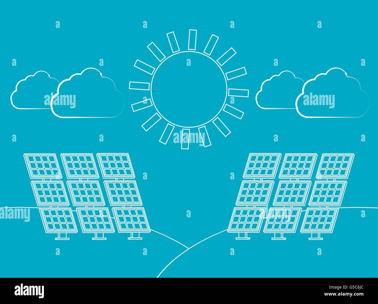 solar energy vector Stock Vector Image & Art - Alamy