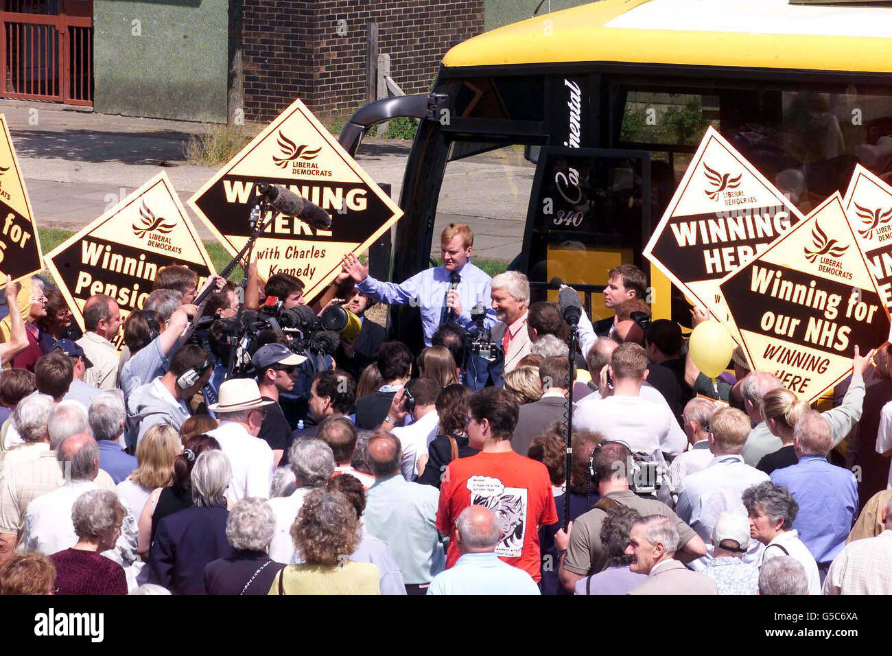 Kennedy election campaign Stock Photo - Alamy