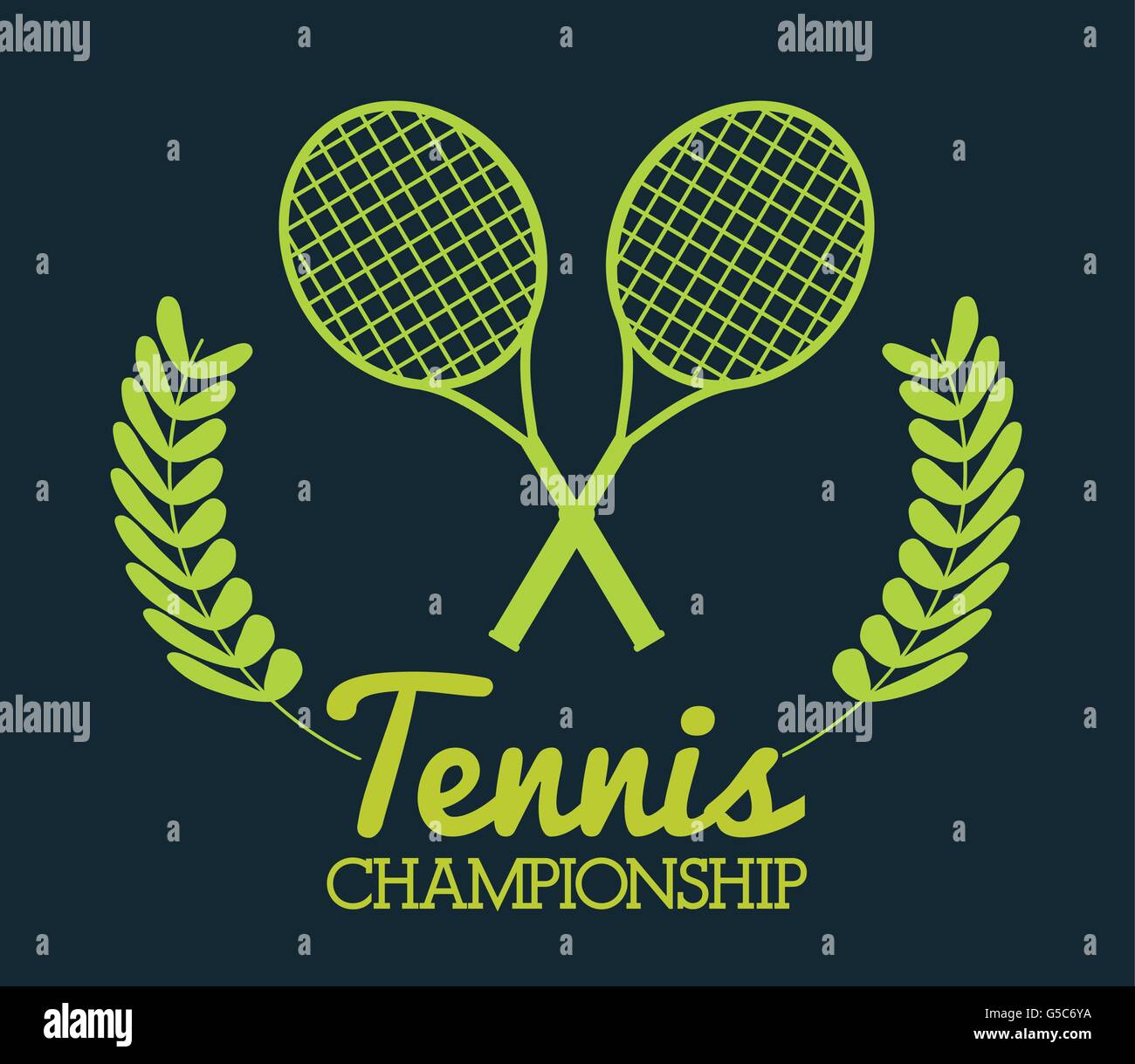 Tennis Sport design Stock Vector Image & Art - Alamy