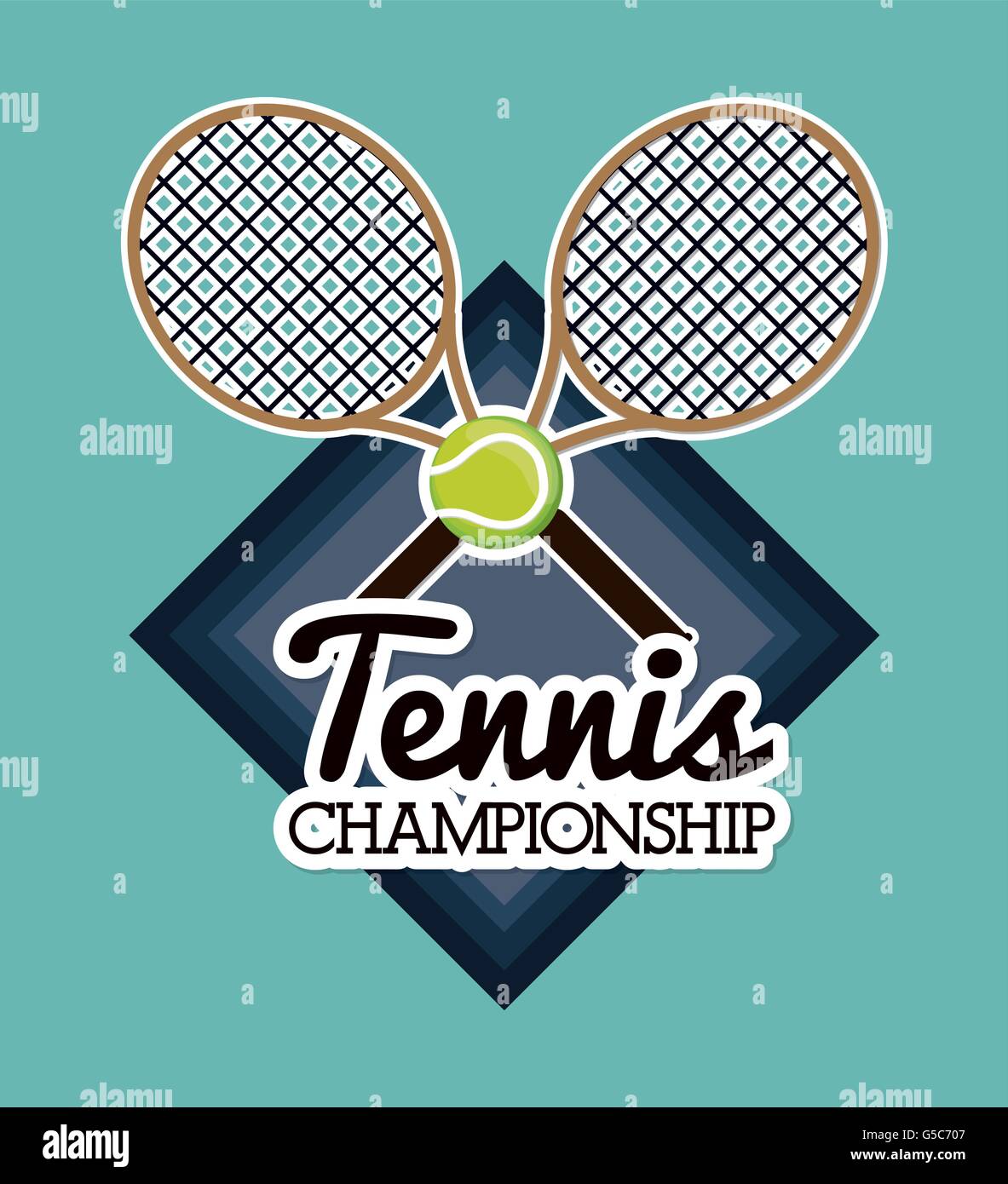 Tennis Sport design Stock Vector Image & Art - Alamy