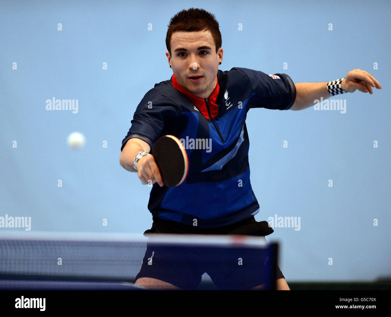 Great Britain's Will Bayley in action during Table Tennis training at ...