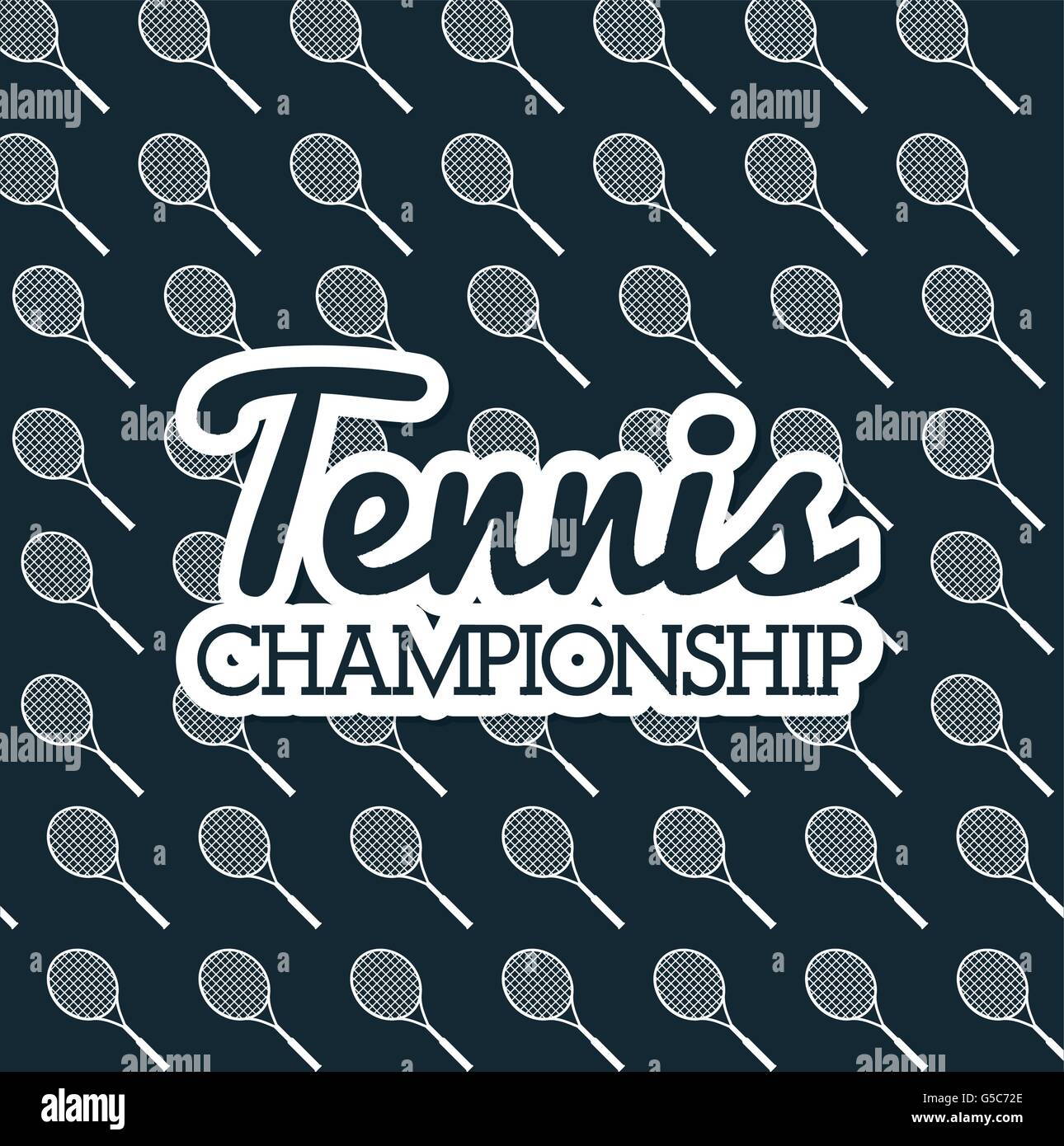 Tennis Sport design Stock Vector Image & Art - Alamy