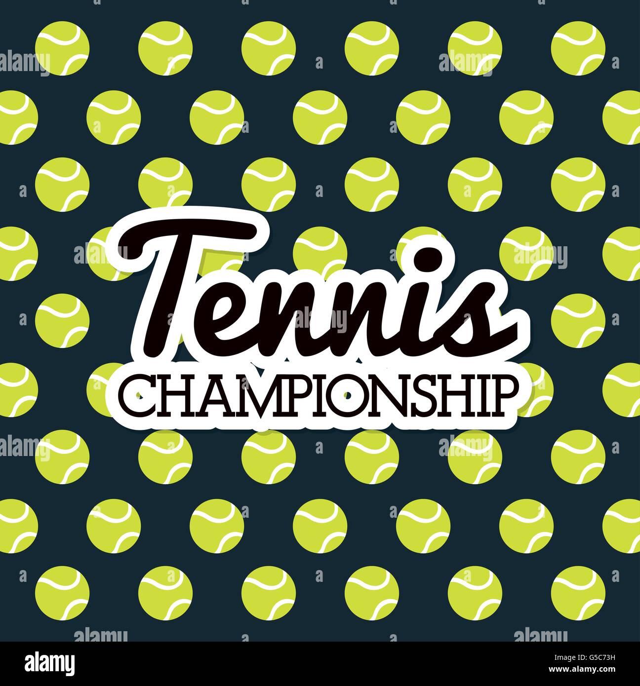 Tennis Sport design Stock Vector Image & Art - Alamy