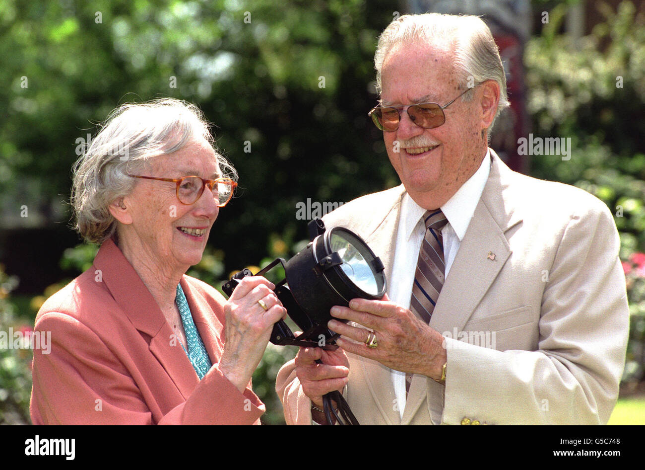 Former Wren Stephanie Batstone and former US signalman Jack Campbell ...