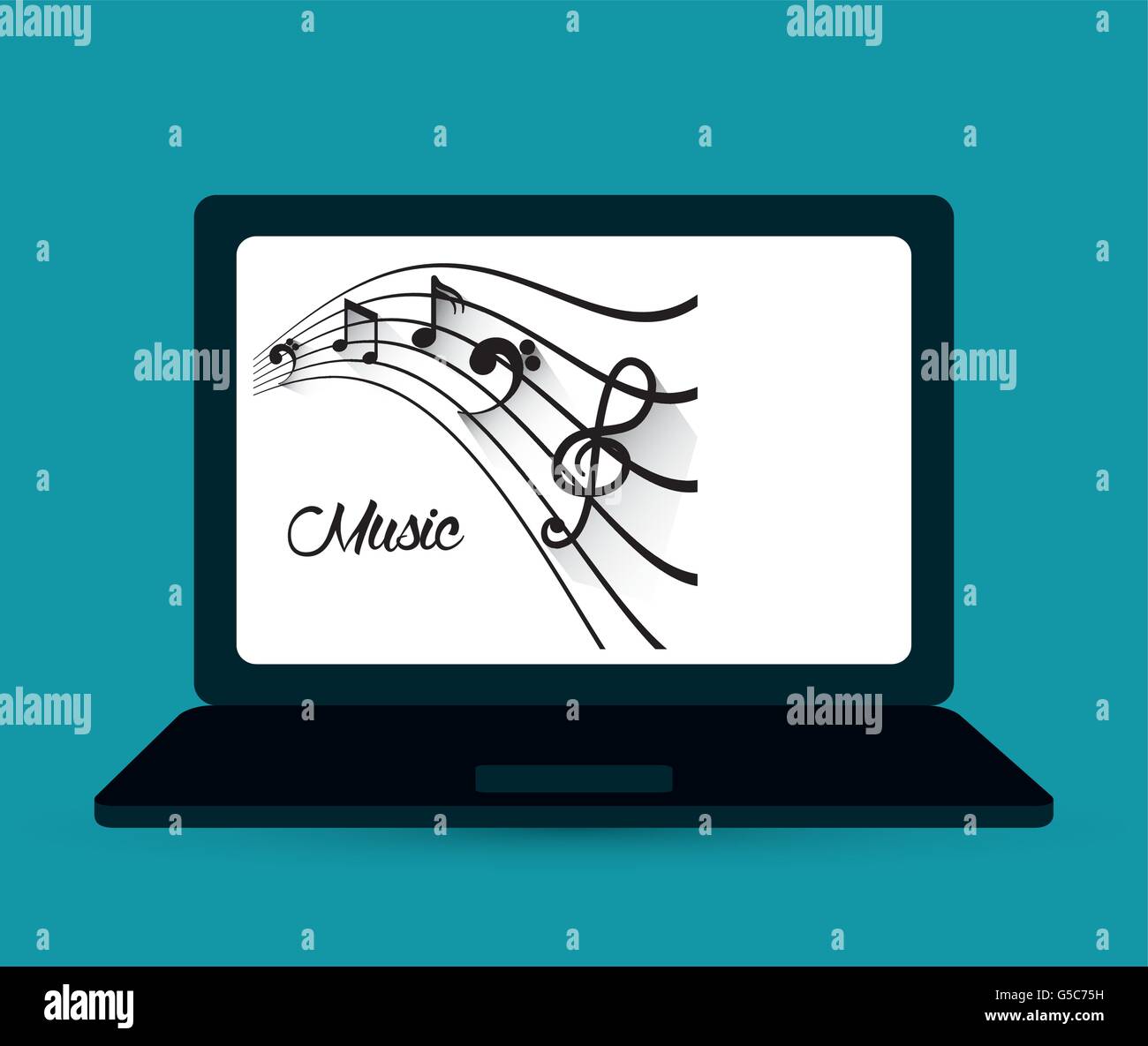 Music and technology design Stock Vector Image & Art - Alamy