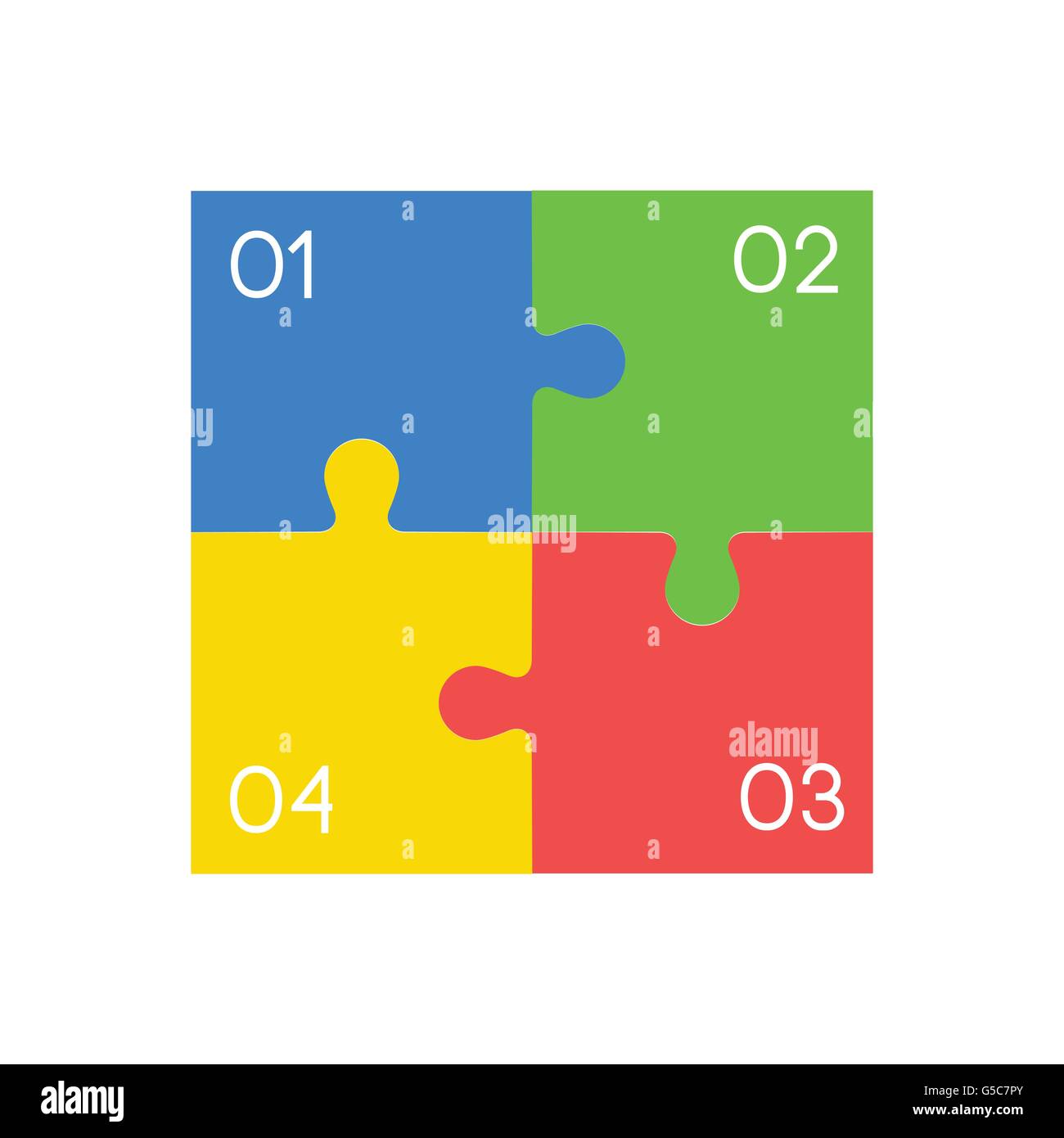 Abstract conceptual puzzle for your sample text Stock Vector Image ...