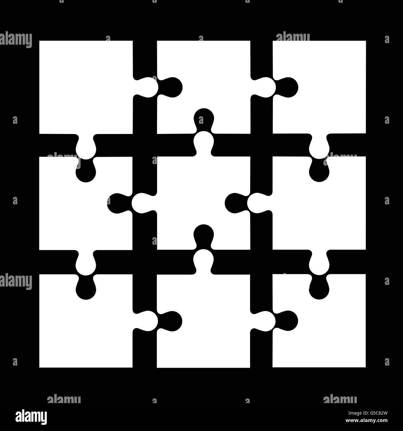 Template of abstract puzzle Stock Vector Image & Art - Alamy