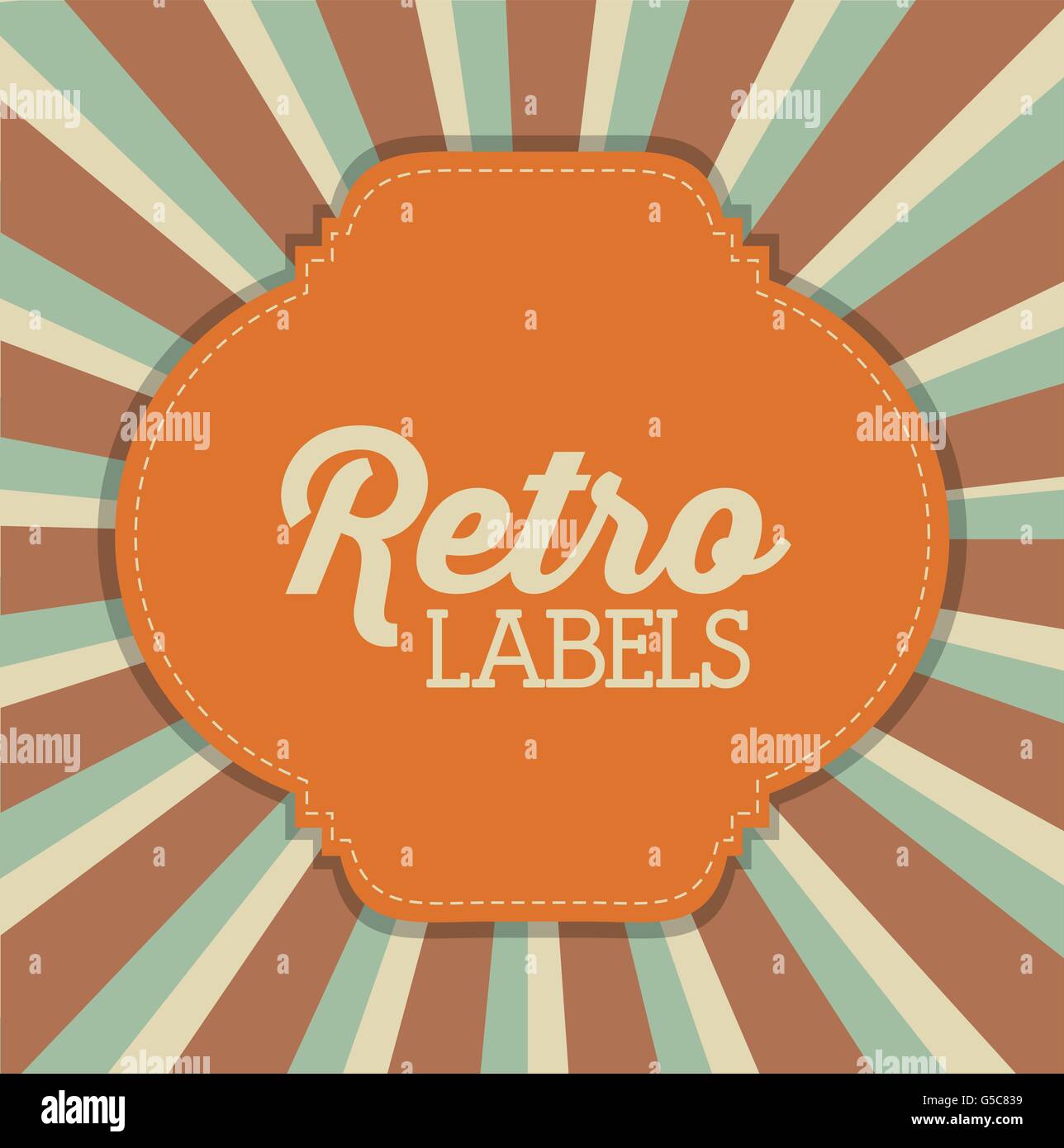 Retro label design Stock Vector Image & Art - Alamy