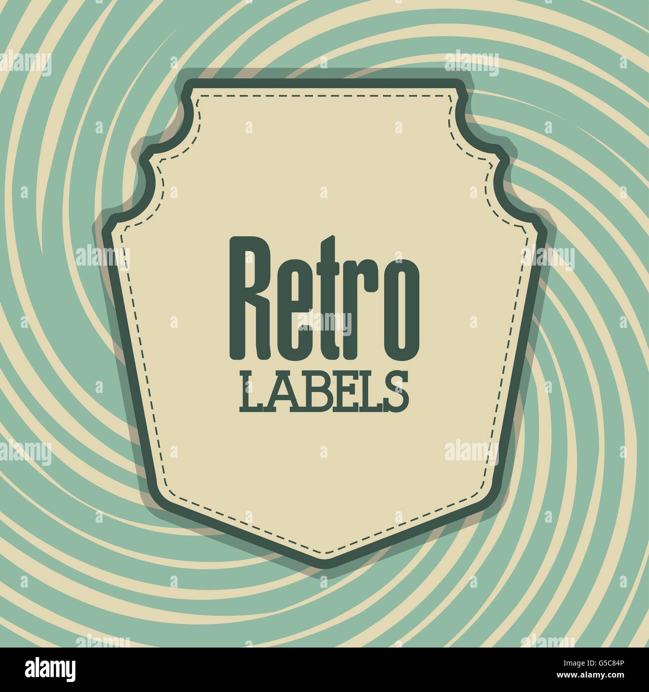 Retro label design Stock Vector Image & Art - Alamy