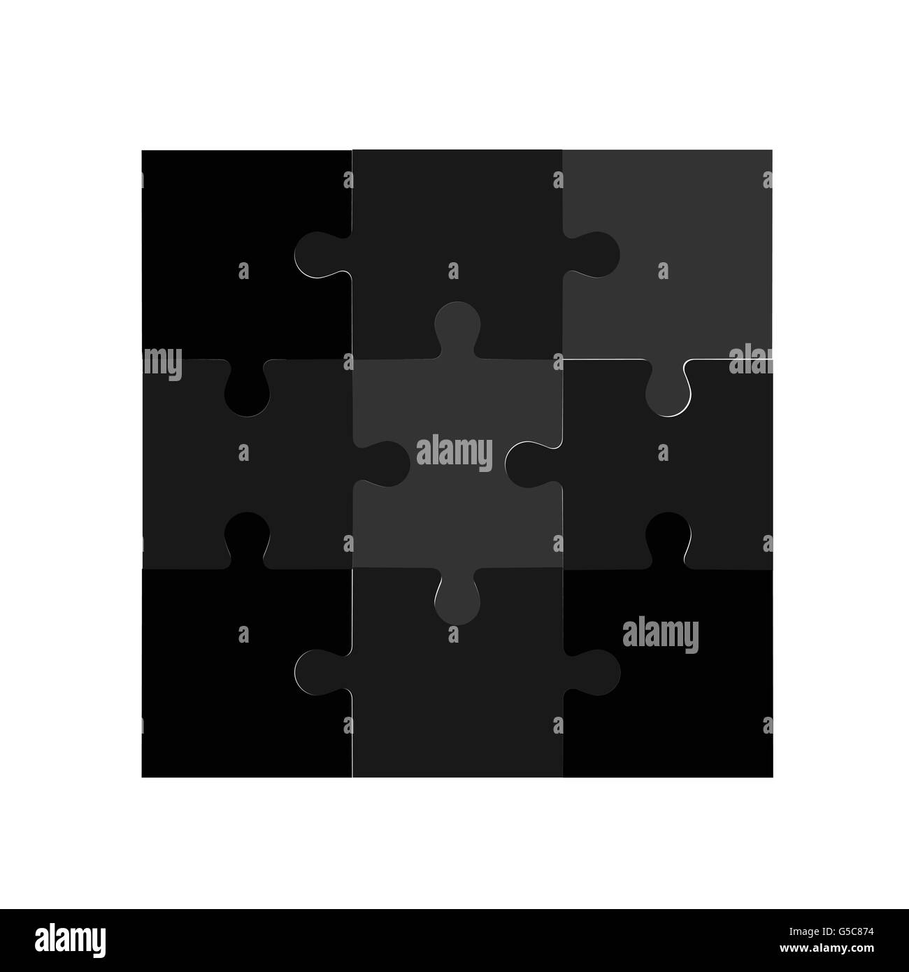 Template of abstract puzzle Stock Vector Image & Art - Alamy