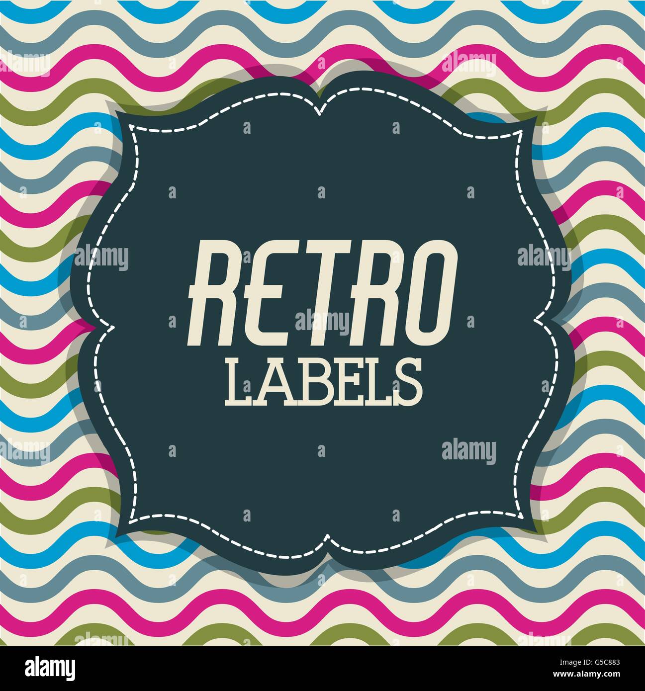Retro label design Stock Vector Image & Art - Alamy