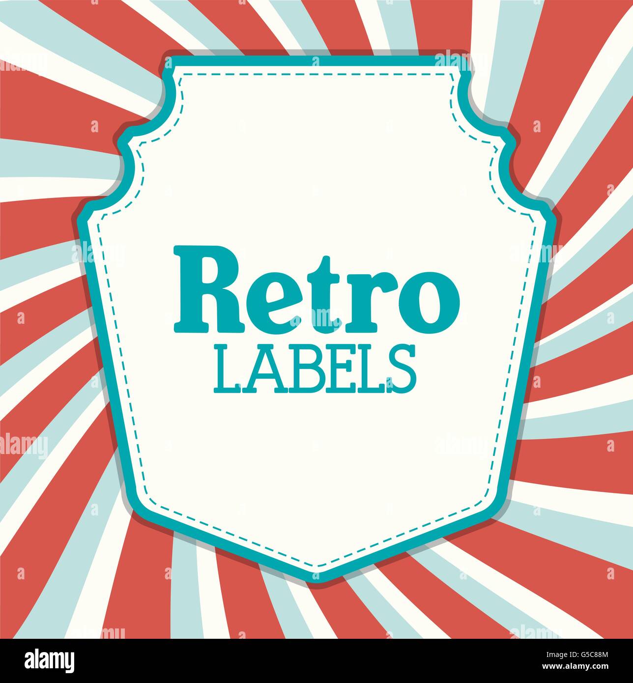 Retro label design Stock Vector Image & Art - Alamy