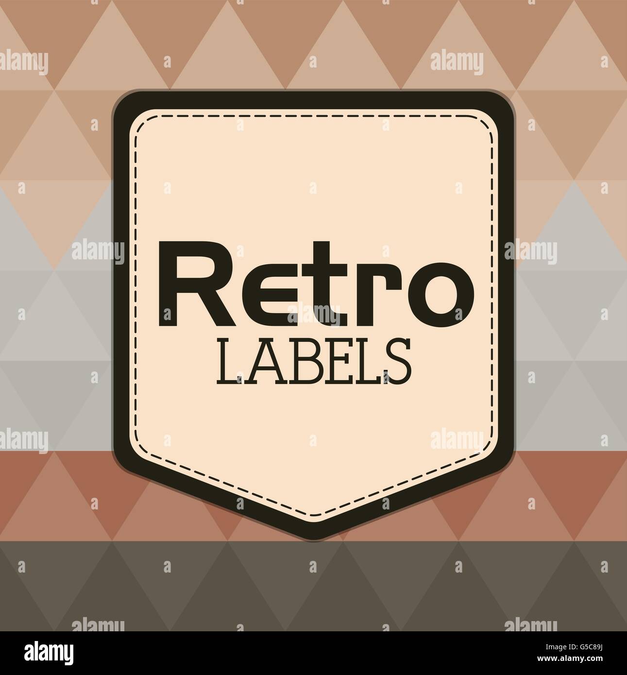 Retro label design Stock Vector Image & Art - Alamy
