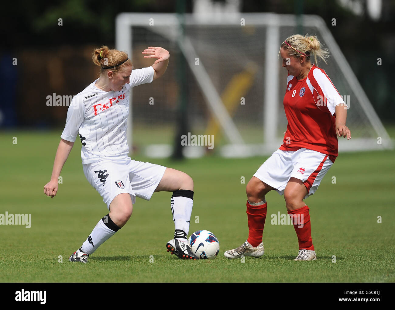 Soccer - Fulham DFC Open Day - Motspur Park. Fulham Ladies DFC's Esther ...
