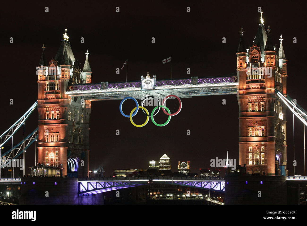 London Bridge At Night Olympics
