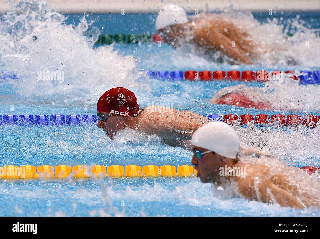 Great Britain's Michael Rock during his Men's 100m Butterfly Heat 4 at ...