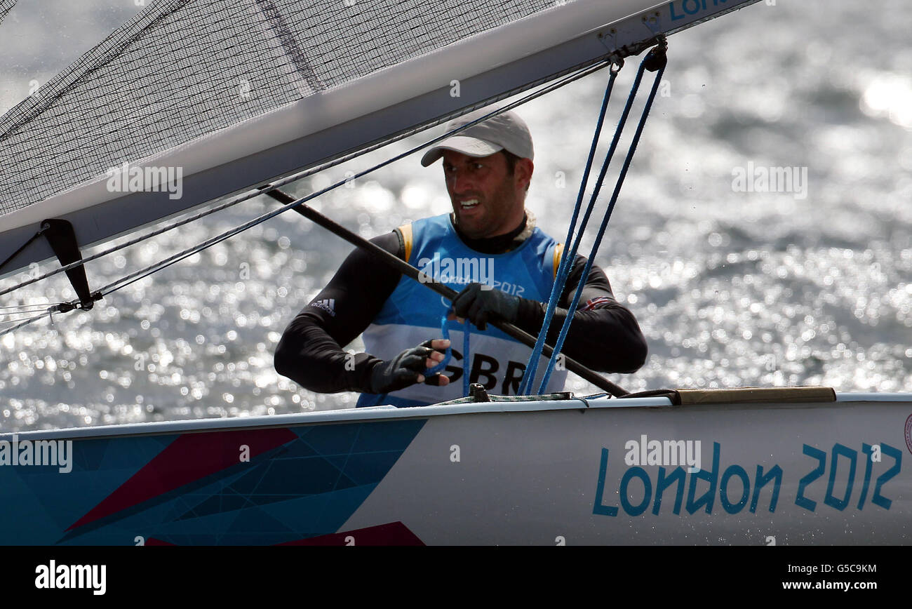 London Olympic Games - Day 7. Great Britain's Finn sailor Ben Ainslie ...
