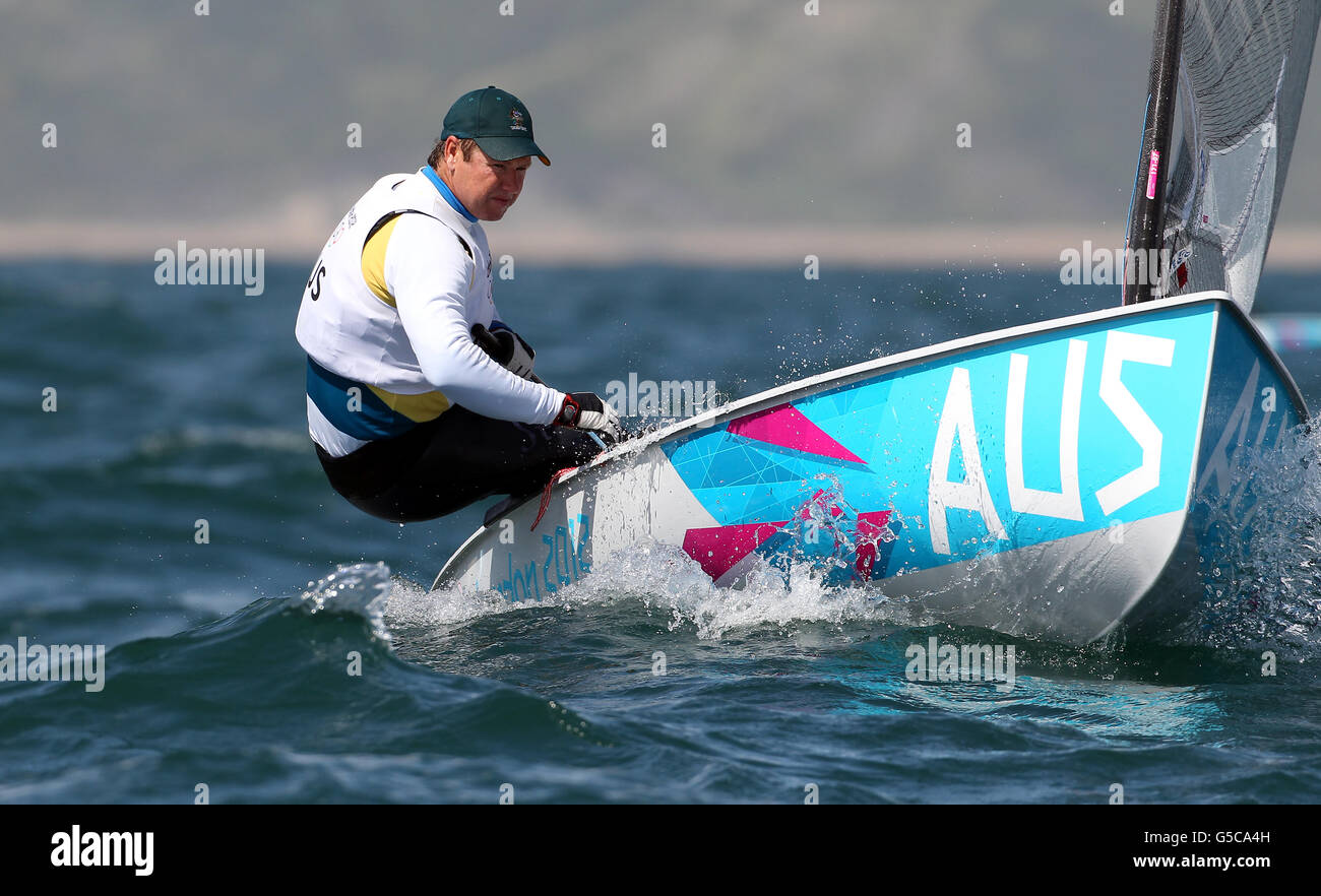 London Olympic Games - Day 7. Austria's Finn sailor Brendan Casey ...