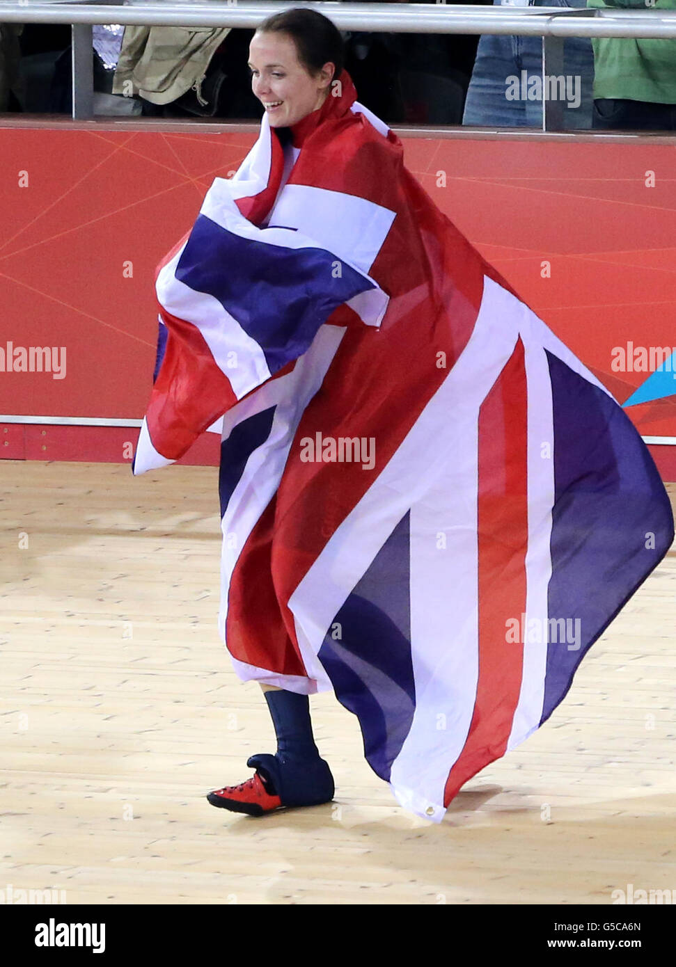 Great Britain's Victoria Pendleton celebrates after winning the Gold ...