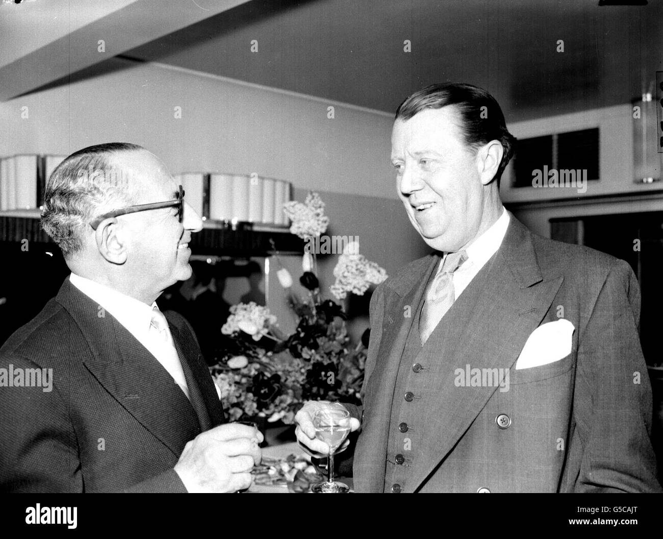 Dr Louis Moss & Lord Russell Stock Photo - Alamy