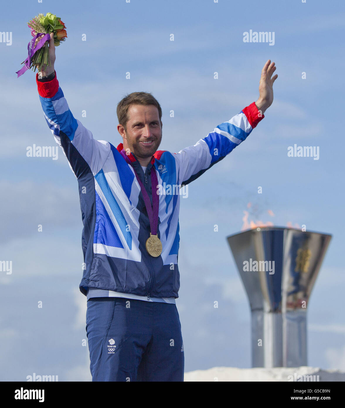 London Olympic Games - Day 9. Great Britain's Finn sailor Ben Ainslie ...