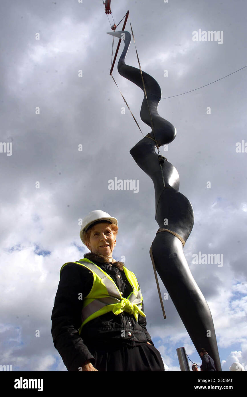 Wave Sculpture Dublin Stock Photo - Alamy