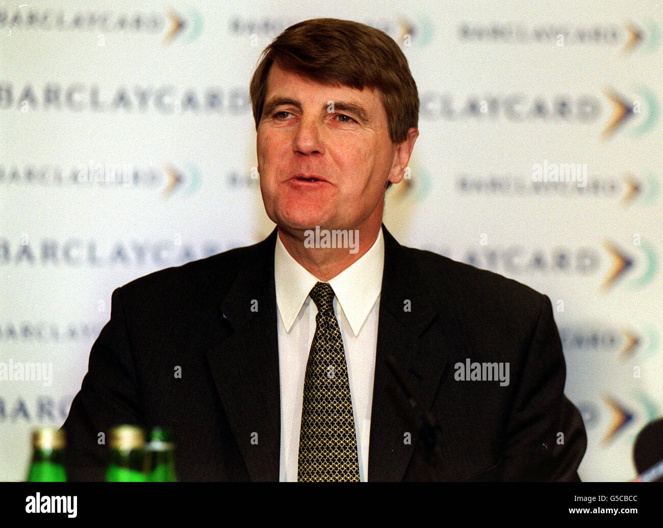 Barclaycard chief executive Bob Potts at an announcement in London ...