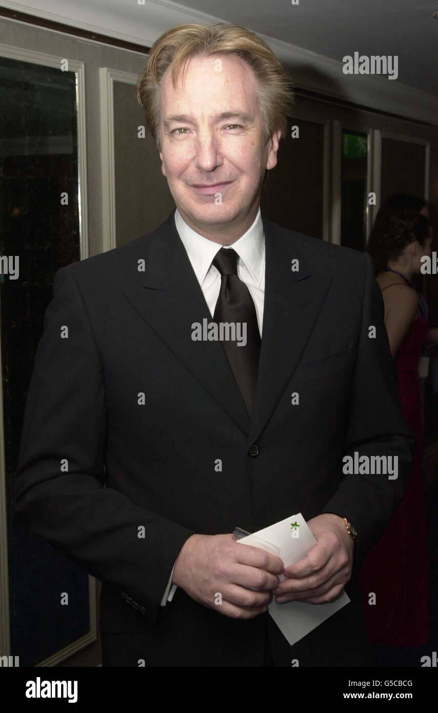 Sony Radio Academy Awards Rickman Stock Photo - Alamy