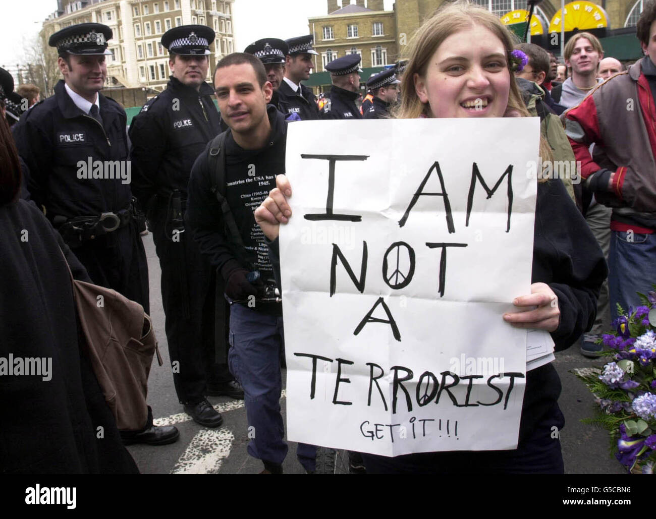 May Day anti-capitalist protests at King's Cross, in London ...